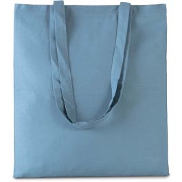 Sac tote bag shopping basic KI0223 - DELPHINIUM BLUE - 38 x 42 cm - Totebags Personnalisés ...