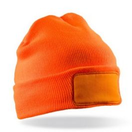 Bonnet imprimable double Tricot THINSULATE™ RC034X - Orange - bonnets personnalisés : Textile Direct