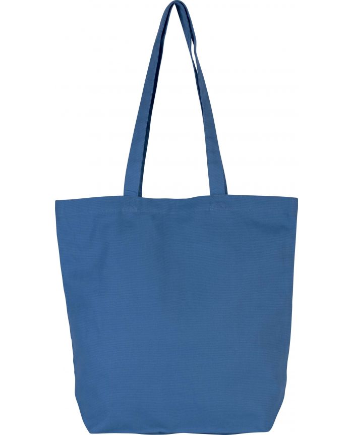 Sac cabas en coton bio KI0252 - Dusty Blue - vente/impression textile ...